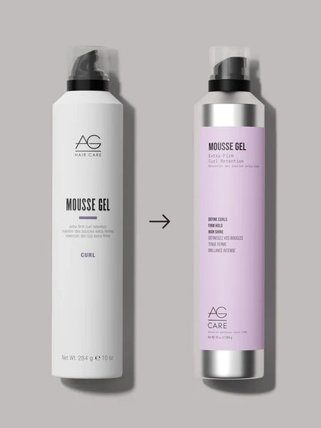AG Hair Mousse Gel Extra Firm Curl Retention 284g – Yourspace Salons